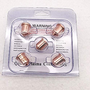 5pcs Multifunctional Plasma Cutting Mouth Electrode Nozzles Cutting Torch Supplies for Industry