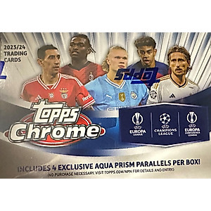 2023/24 Topps Chrome UEFA Club Competitions Soccer Value Box
