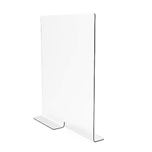 FixtureDisplays® 4PK Plexiglass Acrylic Closet Shelf Dividers for Clothes, Handbags, Purses, Books, Sweaters, Kitchen Pantry Shelve Organizers Adjustable Shelf Organizers & Storage 10082-2D