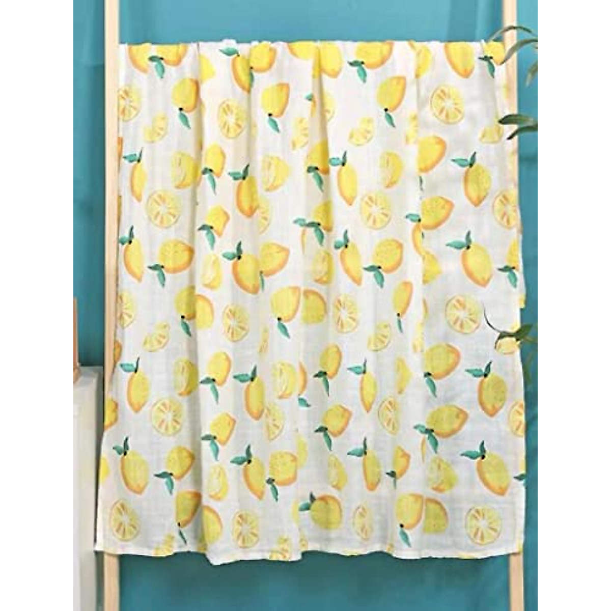 TATA AMG ® Muslin Baby Blankets | Swaddle for Newborns | 100% Organic Cotton Gauze Receiving Blanket Soft, Silky & Breathable for Girls & Neutral Gender | Baby Essentials | 47 x 47 inches