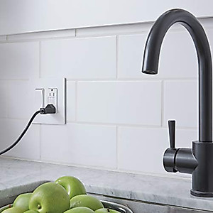 Legrand Radiant 2-Gang Screwless Wall Plate for Decorator Outlets, White Finish