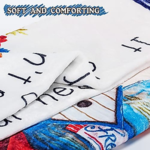 uMtsalane Gifts for Mom, Mothers Day from Daughter Son, Mom Gifts, Birthday Gifts for Mom, Mother Gifts, 70" x 55" Light Throw Blanket