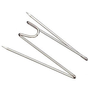 Mike Fabric Panel Wall Hooks Door Hook Metal Cabinet Draw Hooks for Interior or Exterior Decor at Home, School, Office, DIY for Party or Holiday (36 Pieces Each Pack) (Iron)