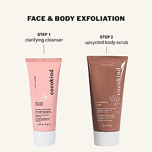 Cocokind Scrubbing Clay, Exfoliating Body Scrub and Body Wash, Brightening Body Scrub and Body Exfoliator, Coffee Body Scrub, Body Skin Care Products