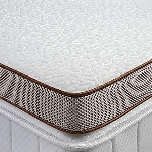 BedStory 4 Inch Memory Foam Mattress Topper Twin - Gel Infused Bed Toppers with Removable Cover and High Density Memory Foam, CertiPUR-US Certified