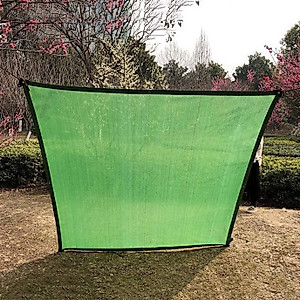 YSUEFIJO Garden 80% Shade Cloth, Outdoor Sun Shade Cover, Sun Mesh UV Resistant Net, Heavy Duty Shade Mesh Tarp, Taped Edge with Grommets, Sun Net Mesh for Patio Backyard