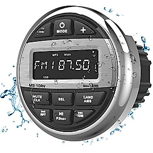 Bluetooth Marine Radio Boat Stereo: Waterproof Boat Audio Receiver - Digital Marine Grade Player with FM AM Radio | USB/AUX-in/MP3 | Subwoofer | Pre-Amp&EQ