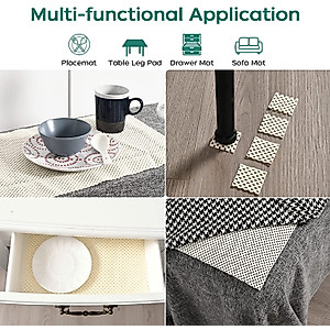 BAGAIL BASICS Non Slip Rug Pad Gripper Round 8 Feet Extra Thick Carpet Pads for Area Rugs and Hardwood Floors, Keep Your Rugs Safe and in Place