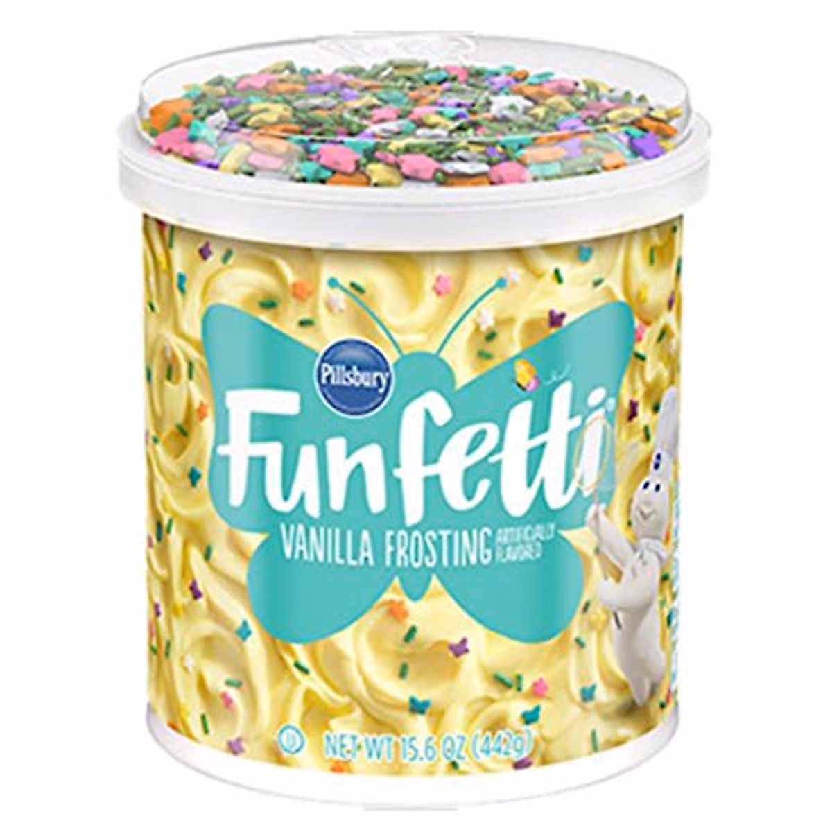 Pillsbury Easter Funfetti Cake Mix Kit! Spring Cake Mix With Candy Bits and Vanilla Frosting! Enjoy The Festive Colors And Delicious Flavor Of Spring Cake! Perfect For Easter Treat!