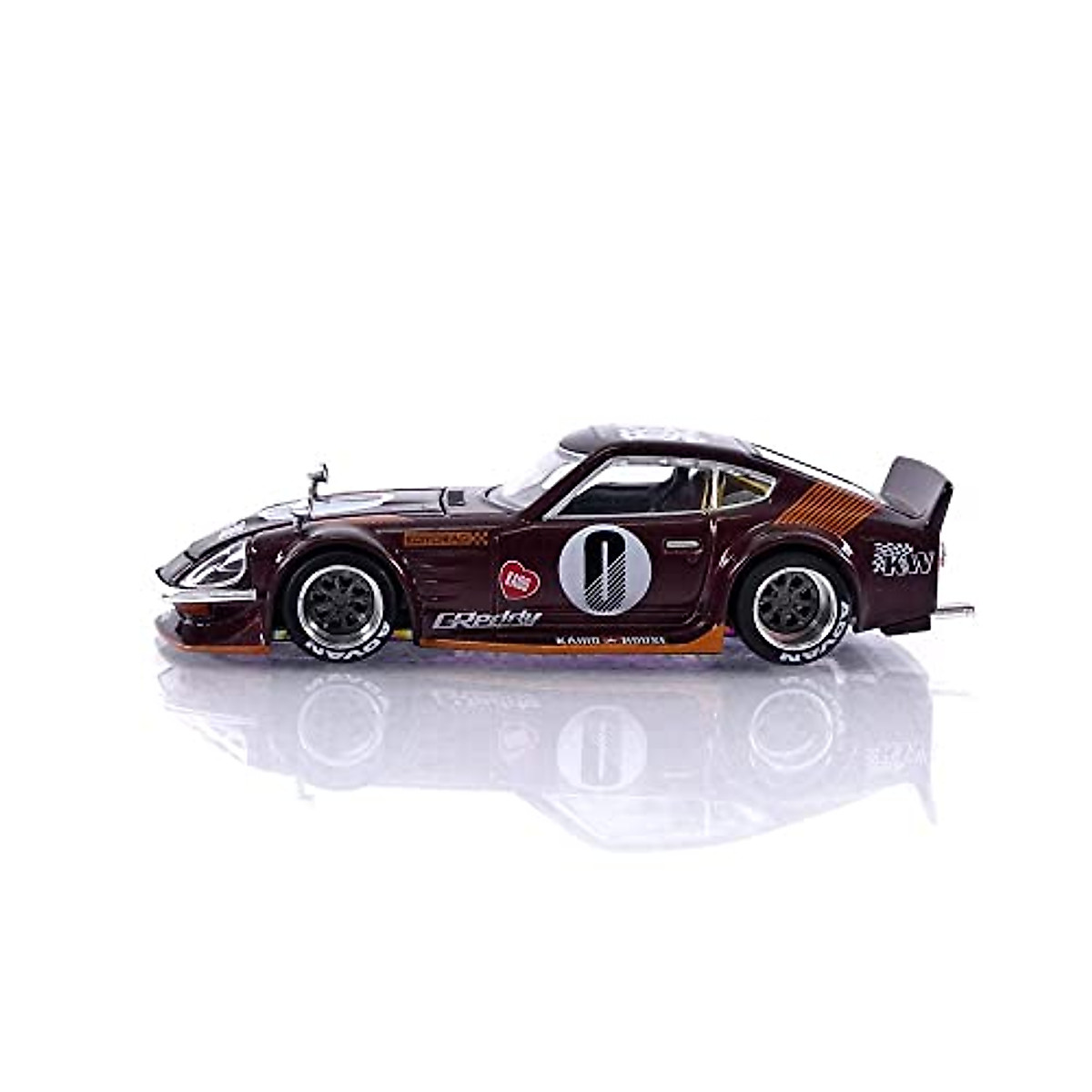 Datsun Fairlady Z S30Z Wide Spec (Dark Red) (by Jun Imai) Kaido House 1/64 Diecast Model Car True Scale Miniatures KHMG023