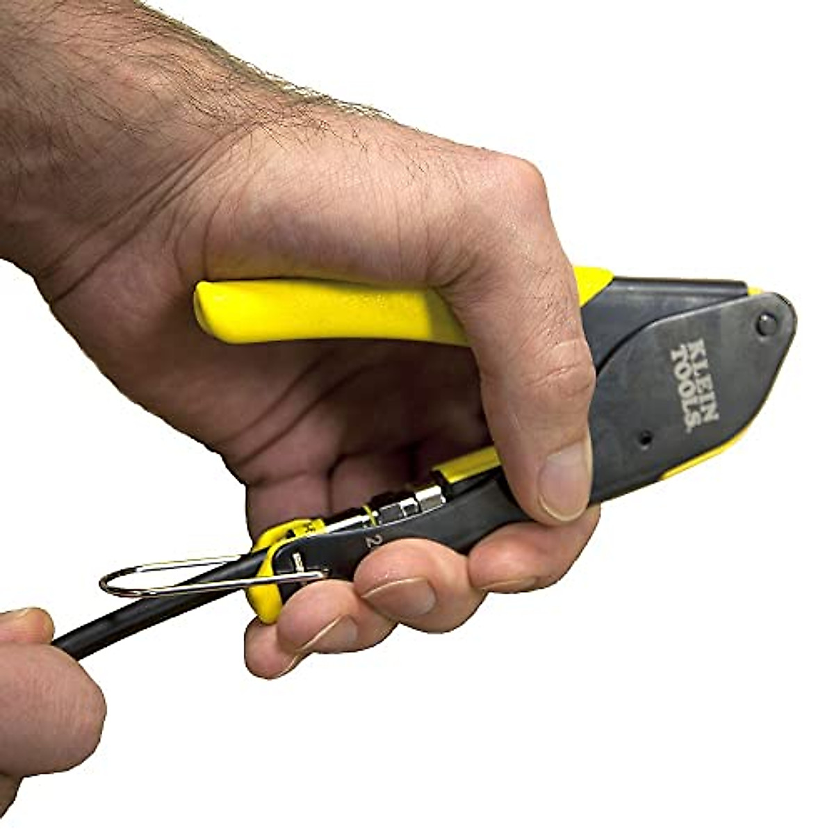 Klein Tools VDV212-008-SEN Compact Compression Crimper, F-Connector