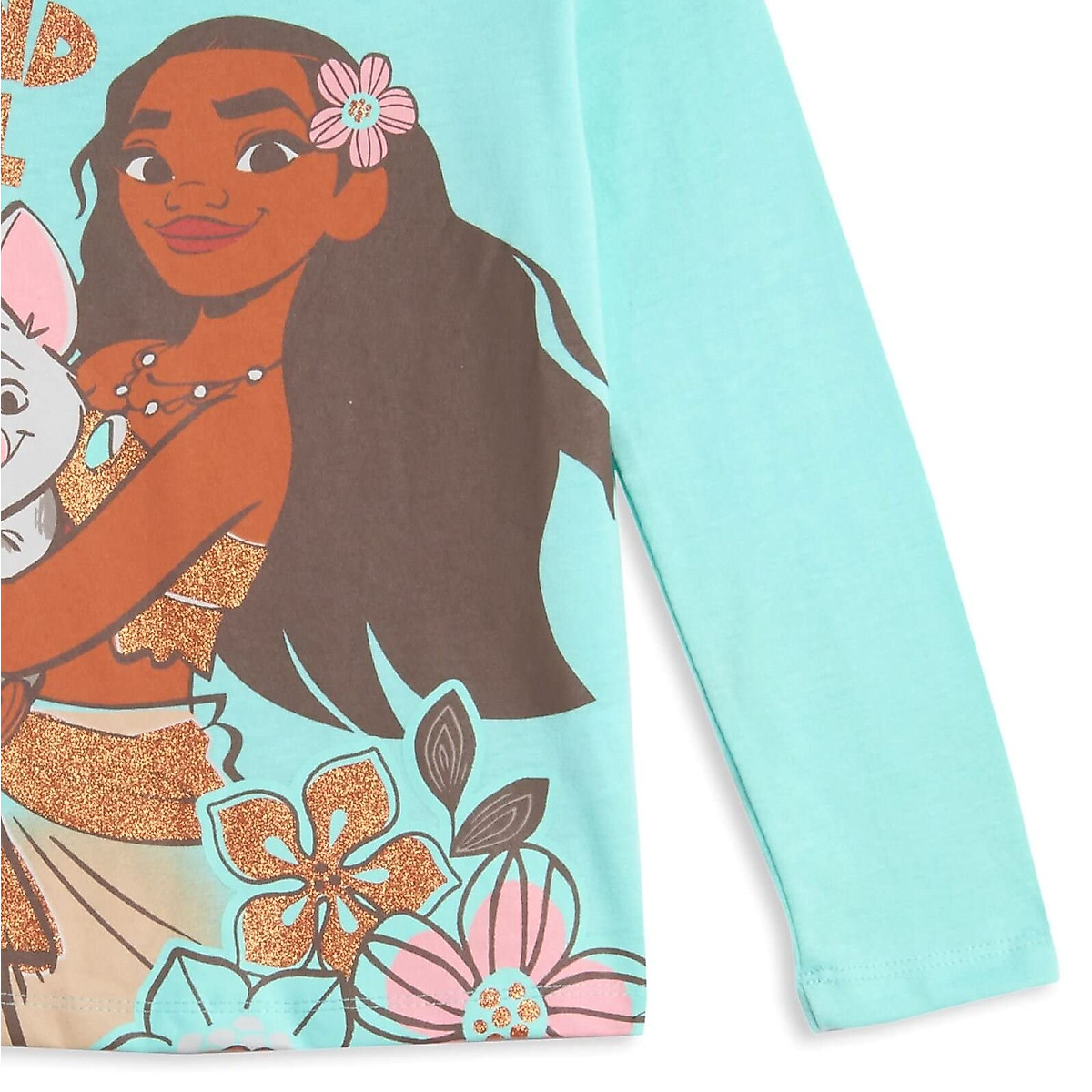 Disney Moana Infant Baby Girls 2 Pack T-Shirts White/Blue 18 Months