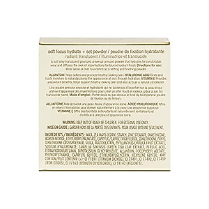 Jouer Soft Focus Hydrate & Setting Powder - Pressed Powder with Matte Finish - Blurs Fine Lines and Pores - Set Face Makeup Foundation or Concealer - For All Skin Tones, Light