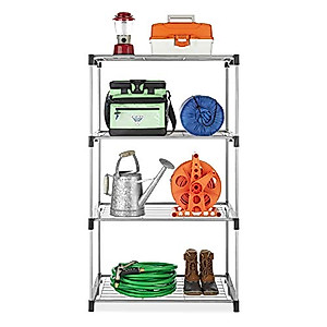 Whitmor 4 Tier Shelf Tower - Closet Storage Organizer