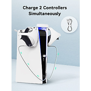 MOJOXR VR Headset Stand Controllers Holder Lens Cover for PSVR 2