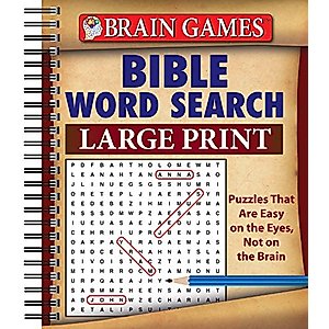 Brain Games - Bible Word Search (Large Print)