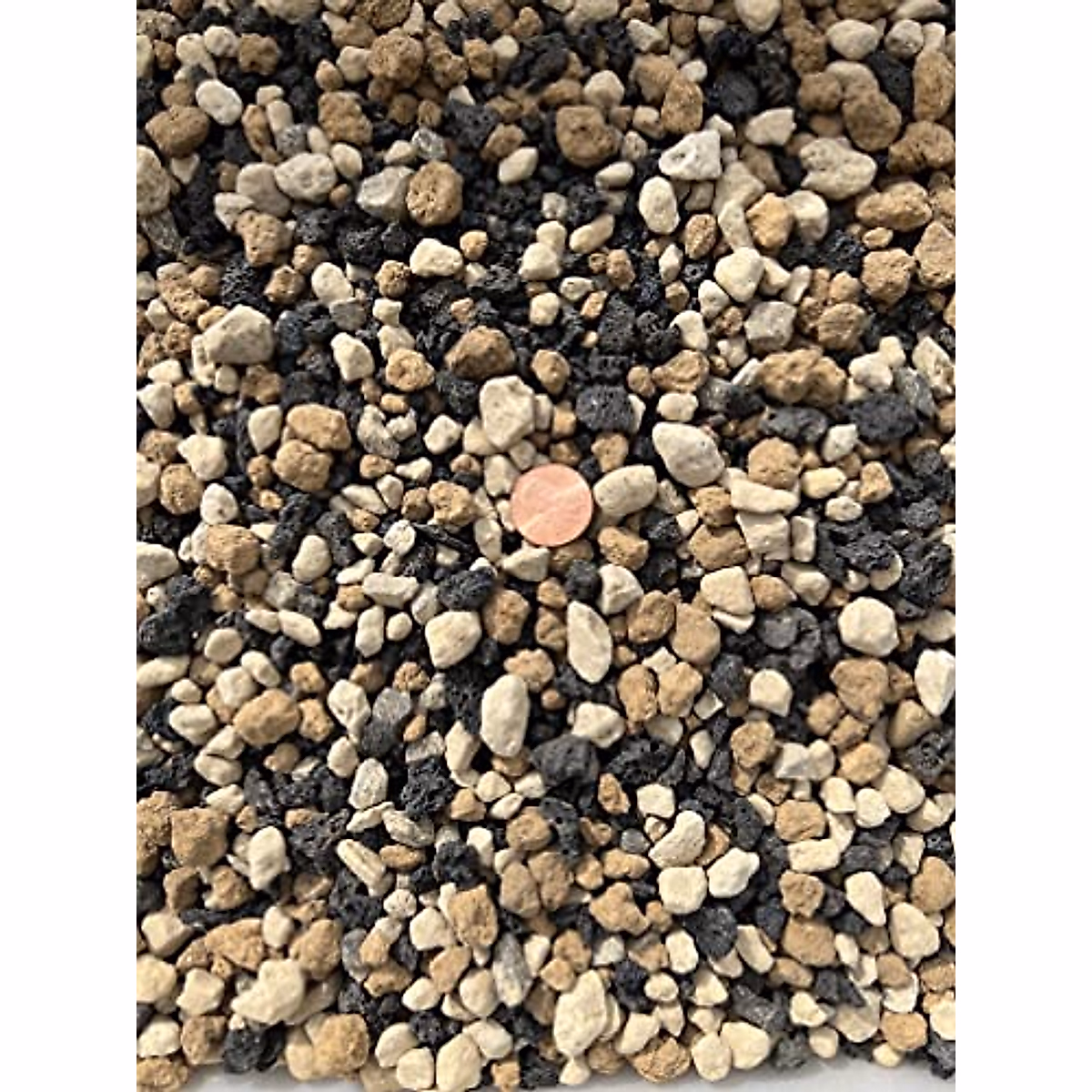 3 Gal. Pre Mixed Black Lava, Japanese Akadama, Hyuga for Cactus & Succulent, Bonsai Tree Soil Mix - Large Grain Inorganic Additive