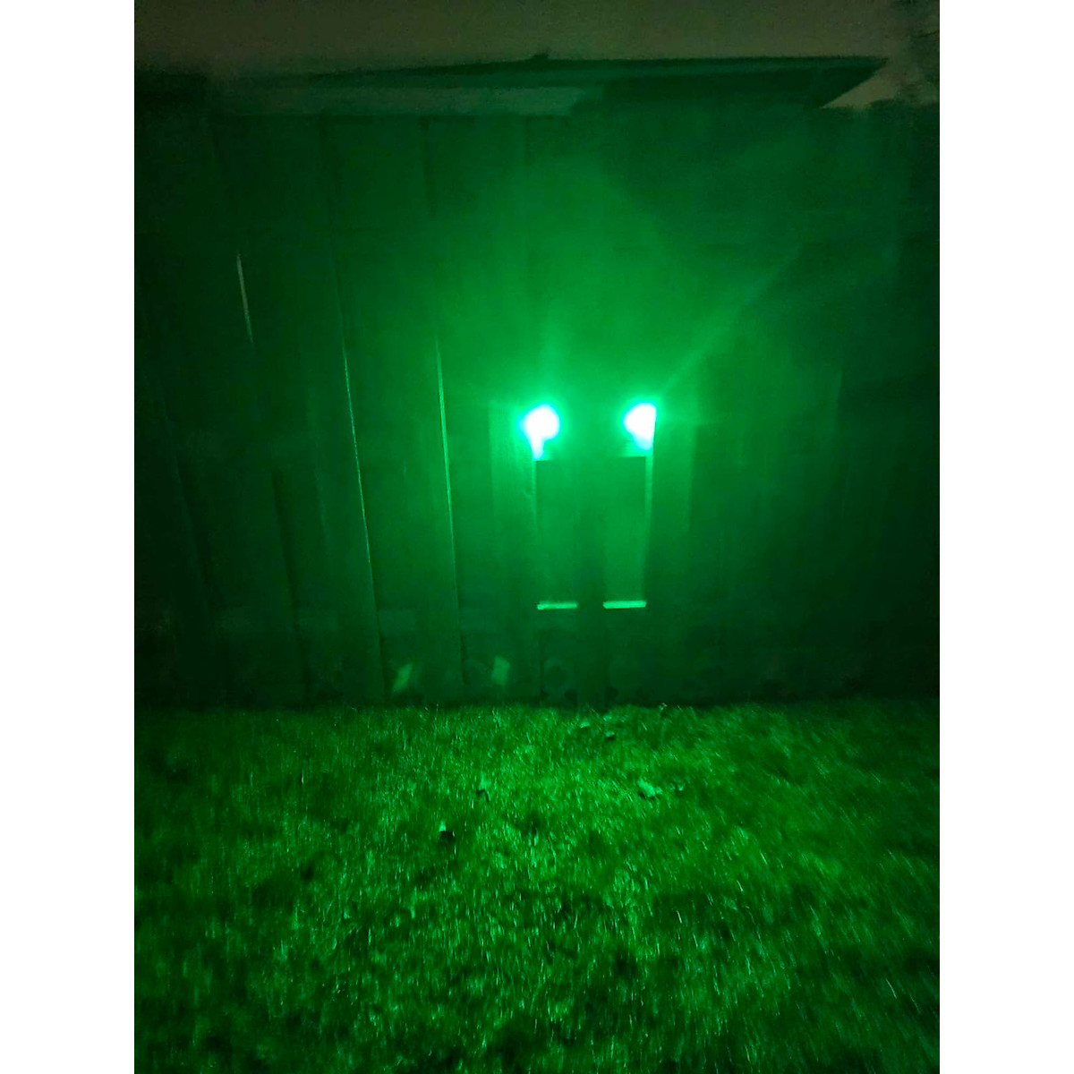 LILBEES Solar Powered Hog Feeder Light with Motion Sensor for Hog,Deer Feeder,Predator Coyote Pig Varmint,Campact Camouflage Design for Out Door Hunting with Green Lights(G300)(Pack of 2)