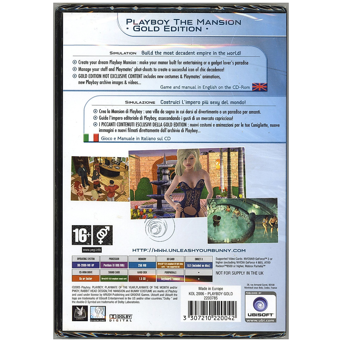 Playboy The Mansion Gold Edition Videogioco Pc Ottime Condizioni Completo Ita