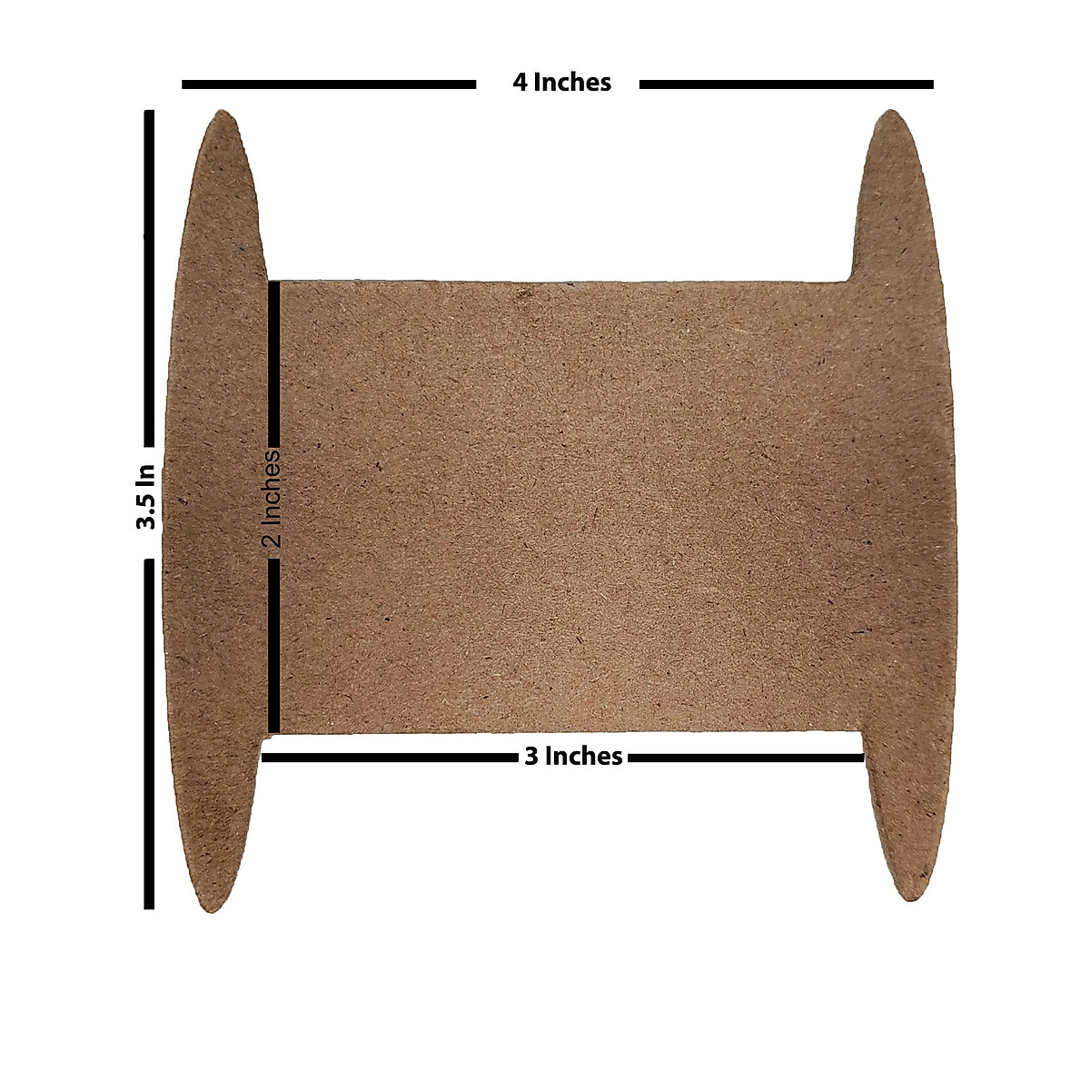 Ribbon Storage Ribbon Spools (50 spools) - Craft Organizer-Wrapping Paper Storage-Bin-Storage Cabinet Organization-Twine Storage Wrapping GiveThanks with a Ribbon Card (Medium)