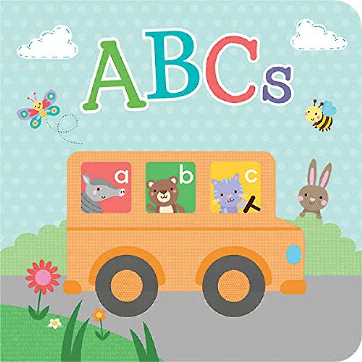 Little Learners 10 Board Book Library Set Includes Counting, Colors, Feelings, Animals, The Wheels on the Bus, Opposites, ABCs, Twinkle Twinkle Little Star, Please & Thank You, and Shapes