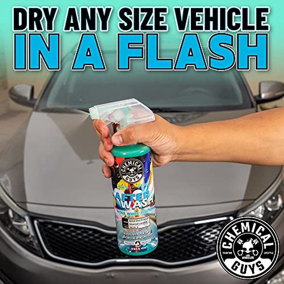Chemical Guys CWS_801 After Wash Sprayable Gloss Boosting Car Wash Drying Aid (Helps Reduce Water Spots), 128 fl oz (1 Gallon)