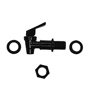 Tomlinson 1018855 Ceramic and Crock Water Dispenser Faucet, Black (Pack of 2)