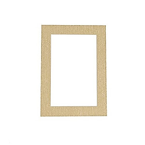 Pack of 25 Acid Free 10x15 Mats Bevel Cut for 8.5x11 Photos - Fresh Linen Canvas Precut Matboards With Backing Boards and Clear Photo Mat Bags For Pictures, Photos, Framing - 4-ply Thickness