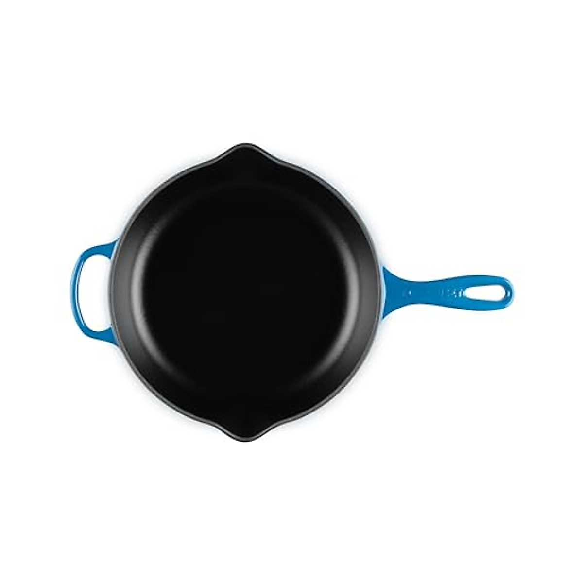Le Creuset Enameled Cast Iron Signature Iron Handle Skillet, 10.25" (1-3/4 qt.), Marseille