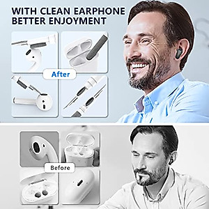 Case for Bose QuietComfort Earbuds II (2022),Bose Quietcomfort Earbuds ii Silicone Case Cover Cleaner Kit and Keychain Accessories(Black)