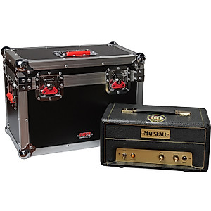 Gator Cases G-TOUR Series ATA Style Road Case for Mini Electric Guitar Amp Heads Such as Marshall JTM1H - Equipped with Heavy Duty Latches and Spring Loaded Handles; (G-TOURMINIHEAD2)