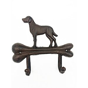 Grace Home Cast Iron Rustic Design Wall Hanger Vintage Design Hooks Keys Towels Hook Metal Wall Mounted Heavy Duty Decorative Gift Idea