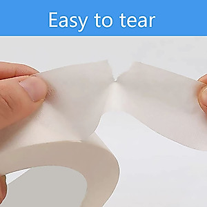 Lazybug studio Masking Tape 1 inch 12 Pack, Adhesive Painting Tape Bulk for General Purpose Use, 1 inch x 55 Yards x 12 Rolls, 660 Yards in Total