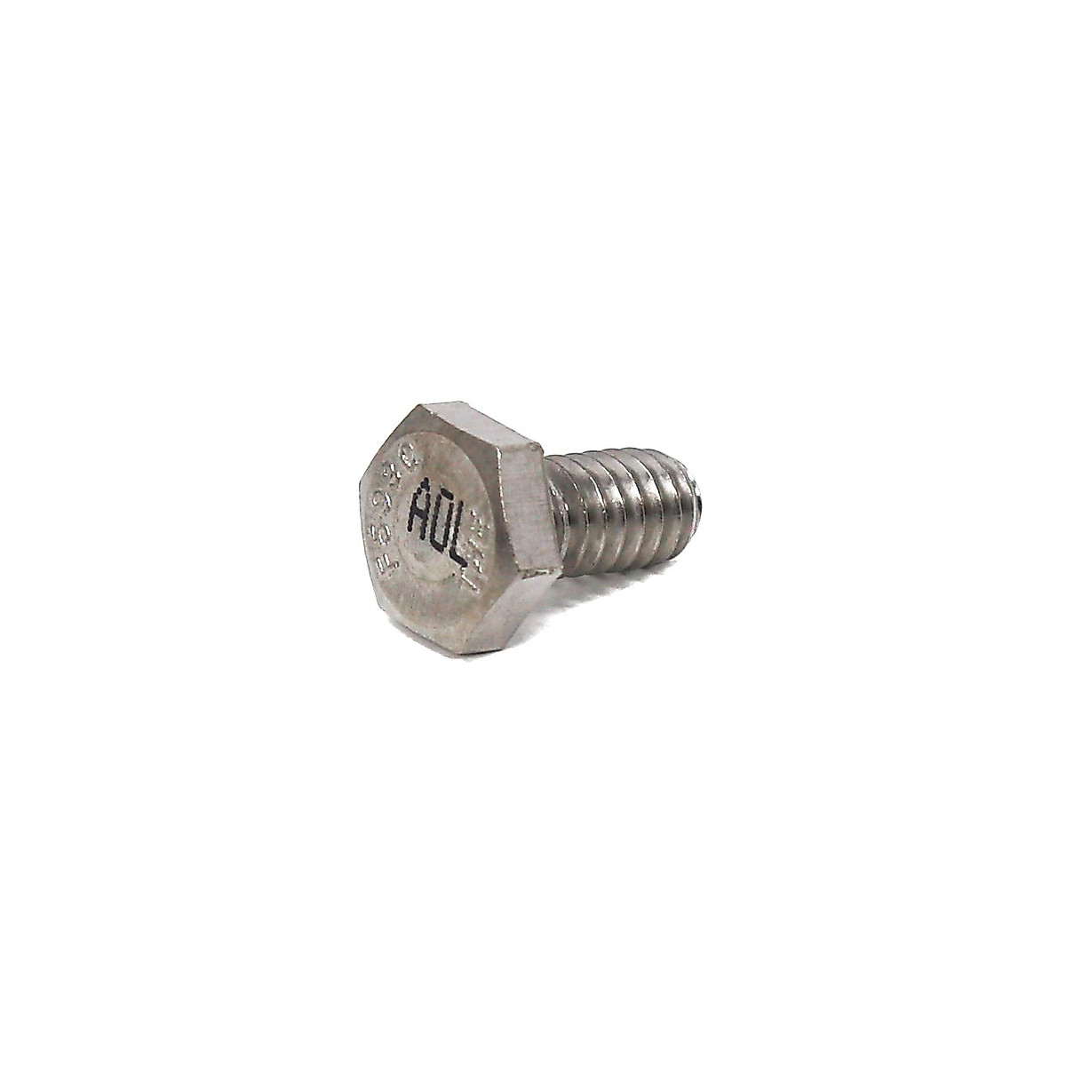 1/4"-20 x 1/2" 304 Grade Stainless Steel Cap Screw Hex Bolts (25 Pack), Sturdy with Stainless Steel Construction, Fully Threaded, Coarse, 20 Thread Pitch, 0.5 in. Length Fastener