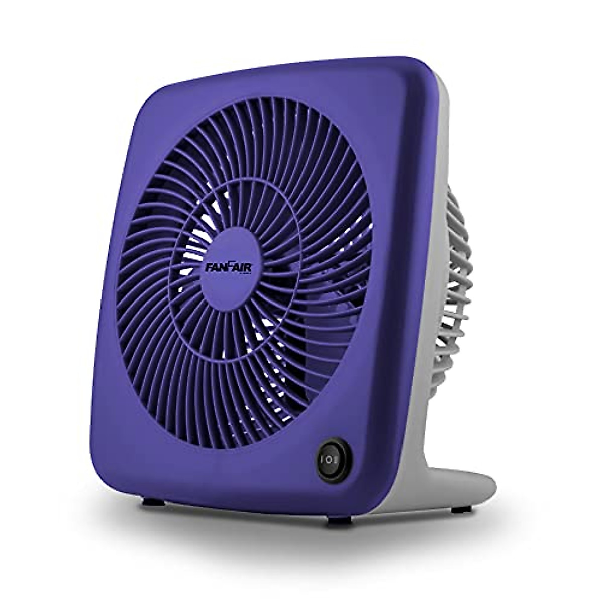 FanFair 7-inch Air Fan Dual Speed Personal Fan, Quiet Cooling, Safe for Bedroom, Home or Office Use, Blue