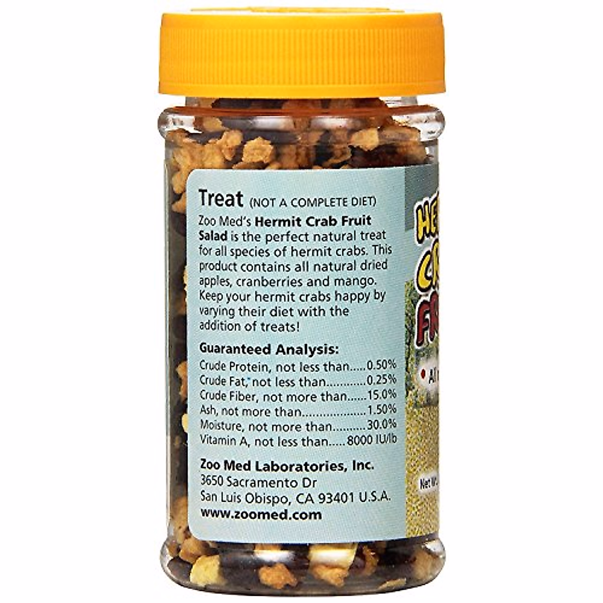 Zoo Med Hermit Crab Fruit-Salad All Natural Fruit Treat (0.85 oz (2 Pack))