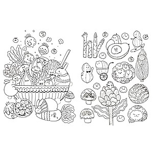 A Million Kawaii Cuties: The Sweetest Things to Color (A Million Creatures to Color)