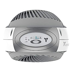 Vornadobaby Breesi Nursery Air Circulator Fan for Baby and Kids Room with Child Lock, Hidden Cord Storage, Finger-Friendly Design, White