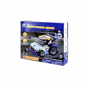 Wise Block Radio Control RC Building Set - 2.4GHz - Off-Road Racer - 289 Piece Kit - Compatible with Lego and Other Leading Brands (US389105)