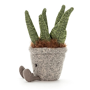 Jellycat Silly Succulent Aloe Plant Plush, 9 inches