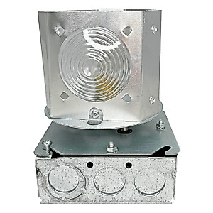 DutchCrafters Rotating Light Kit, Revolving Lighthouse Beacon Light, 36RPM, 120v Wired Lighting, Fits 3' - 12' Decorative Amish Lighthouse