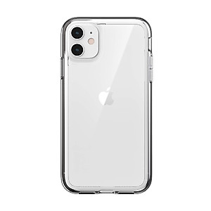 Speck iPhone 11 Clear Case - Drop Protection & Scratch Resistant, Anti-Yellowing & Anti-Fade with Dual Layer Protetective, Slim, Transparent Design - Crystal Clear iPhone 11 Cases - GemShell