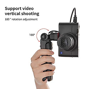 Newmowa Mini Shooting Grip vlog Camera Grip for Sony Vlogger Grip for Sony ZV1 RX100 VII RX100M2 RX100M3 RX100M4 RX100M5 RX100M7 A6000 a6100 a6300 A6400 A6500 A6600