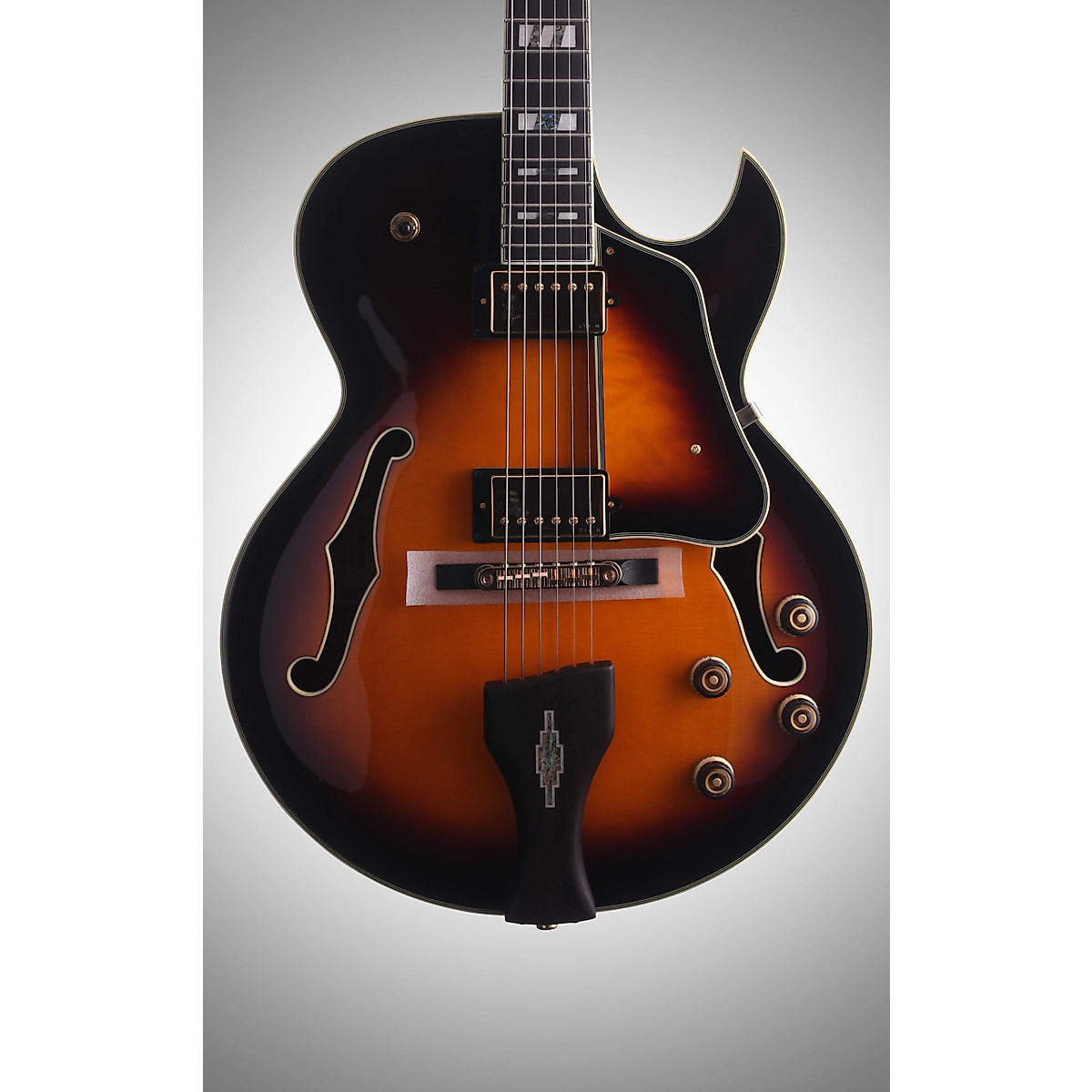 Ibanez George Benson Signature 6-String Electric Guitar with Case (Right-Handed, Vintage Yellow Burst)