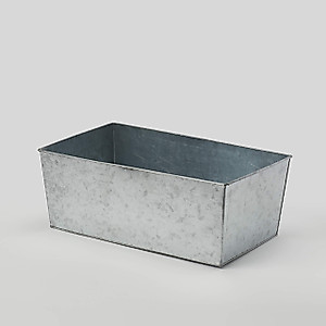 American METALCRAFT, Inc. American Metalcraft BEVG20 Galvanized Beverage Tub, Rectangular, Silver, Full-Size
