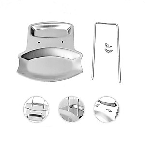 ECHI 2 in 1 Progressive Lid and Spoon Rest,Multifunctional Lid and Spoon Holder,High Quality Food-Grade Thick Stainless Steel