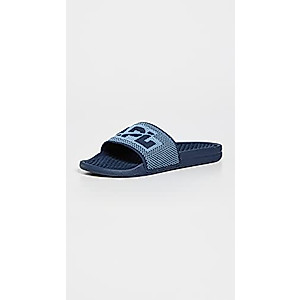APL: Athletic Propulsion Labs Men's Big Logo Slides, Midnight/Ice Blue, 11 Medium US