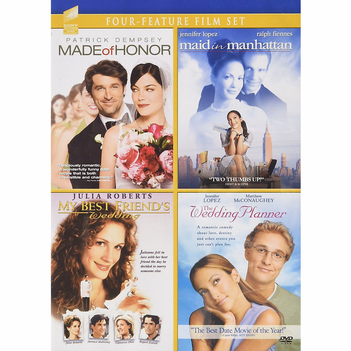 Made of Honor / Maid in Manhattan / My Best Friend's Wedding / Wedding Planner, the - Set