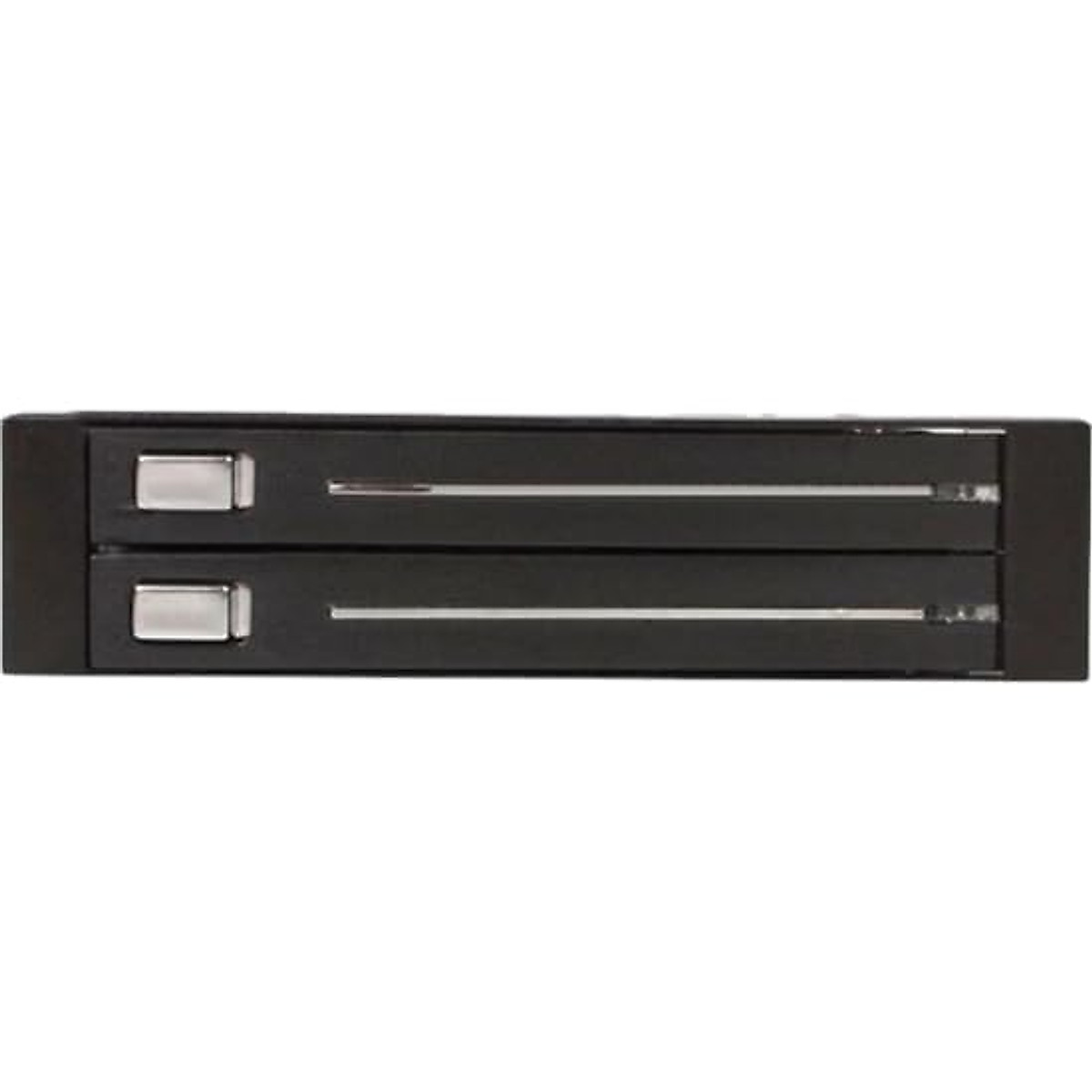 StarTech.com 2 Drive 2.5in Trayless Hot Swap SATA Mobile Rack Backplane - Dual Drive SATA Mobile Rack Enclosure for 3.5 HDD (HSB220SAT25B),Black