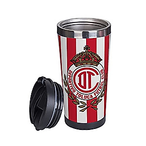 WAGJAM Coffee Mug Coffee Cup Double Insulated Stainless Steel Insulation_Deportivo_Toluca_F.C._Logo_Coffee Cup